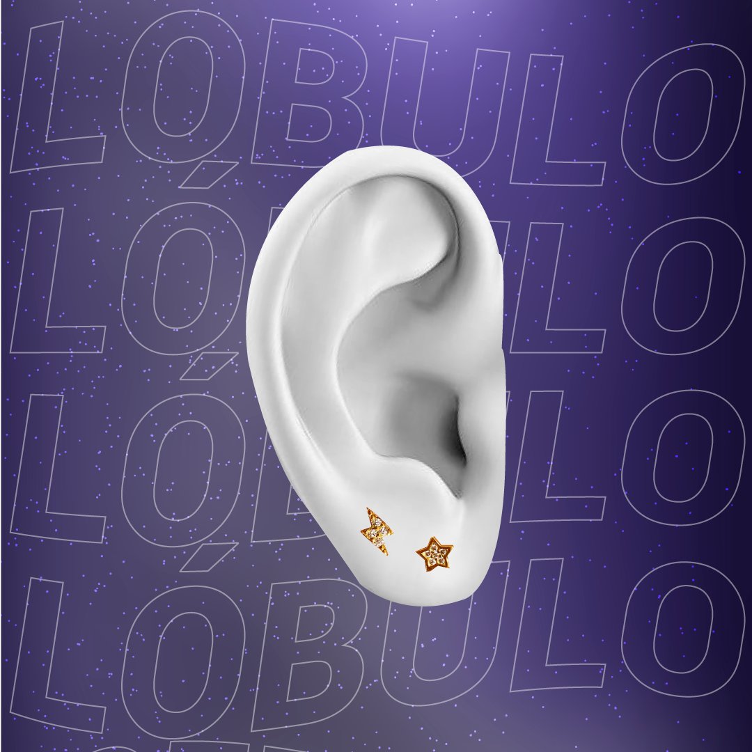 BENEDYCTINA PIERCINGS LOBULO